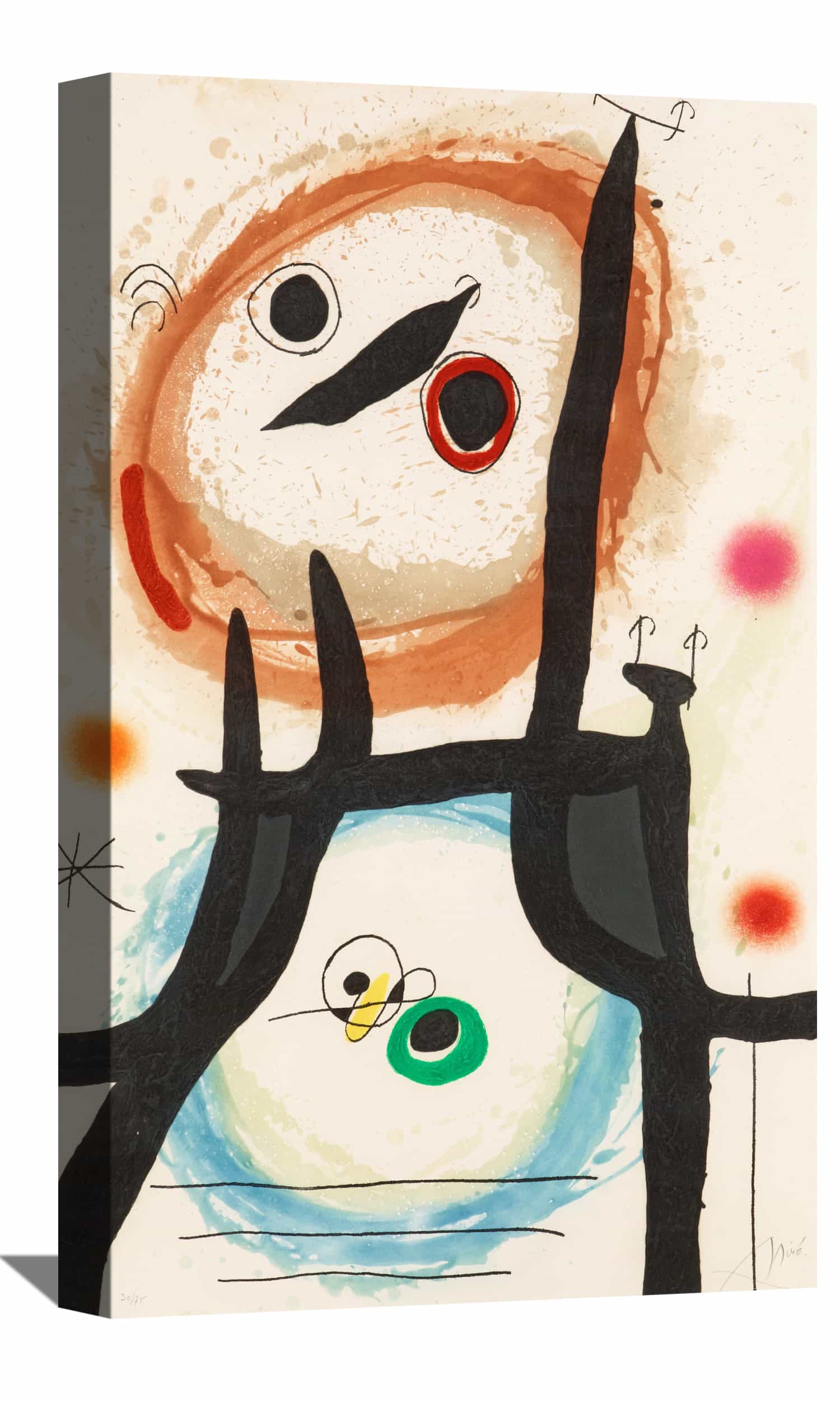 Angolan Women Canvas Wall Art Angolan Women Painting Joan Miro Art