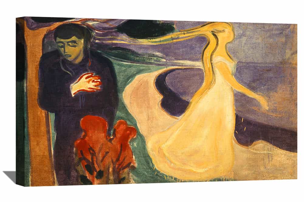 Separation Canvas Wall Art Separation Painting Edvard Munch Art